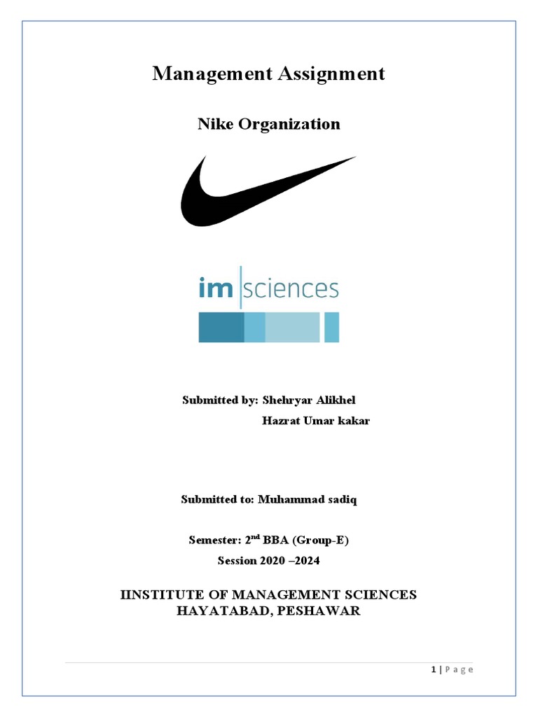 Nike Matrix Structure