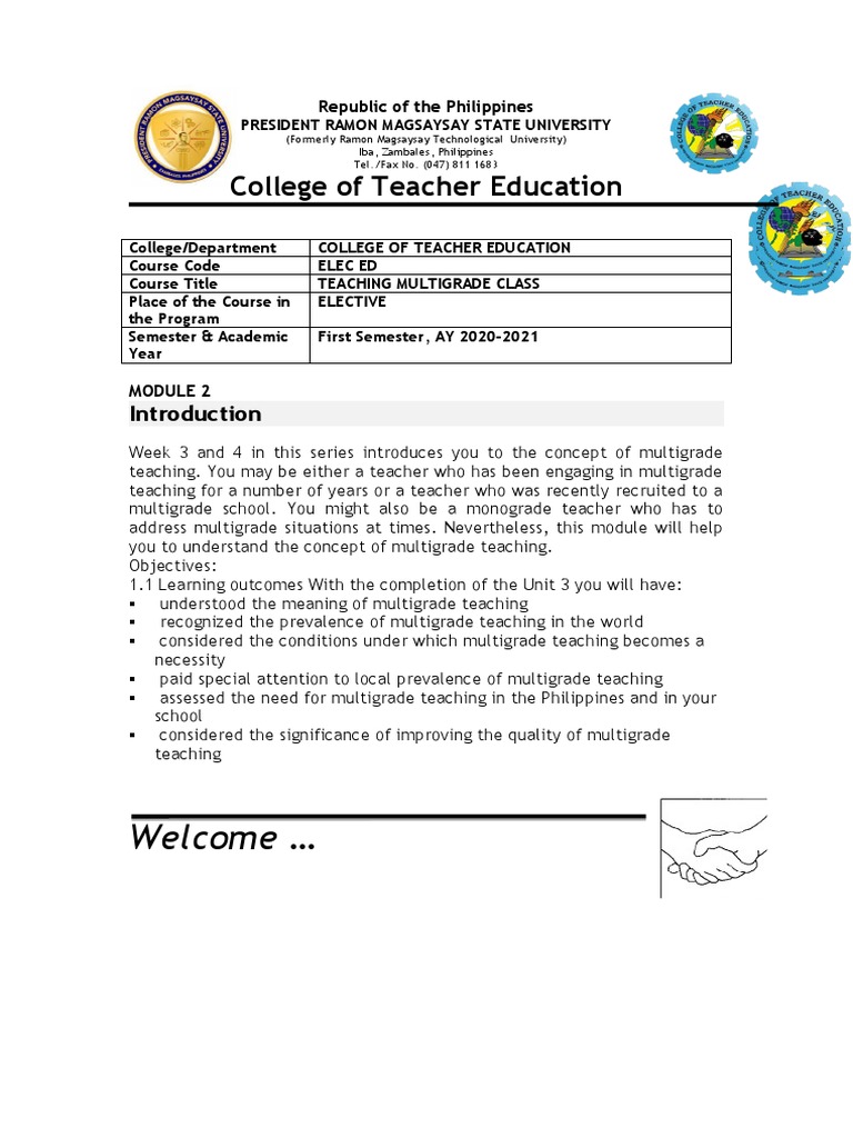 Multigrade Teaching: Concepts and Principles | PDF | Teachers | Schools