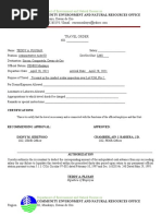 Travel Order Form | PDF