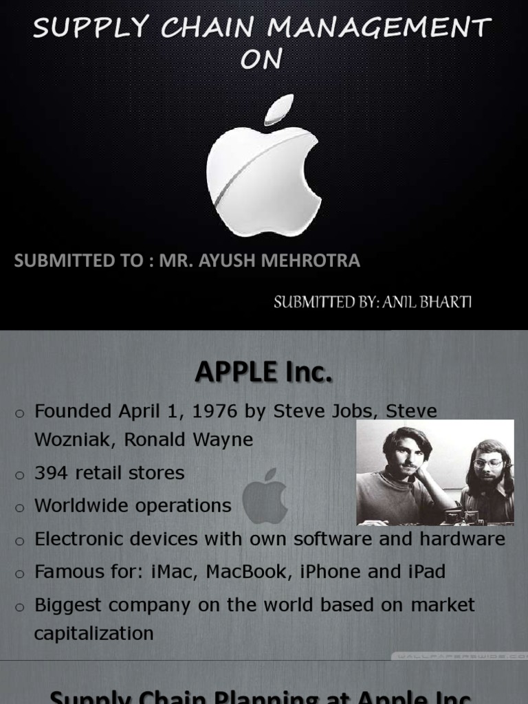 Apple Supply Chain Management | PDF | Apple Inc. | Supply Chain Management