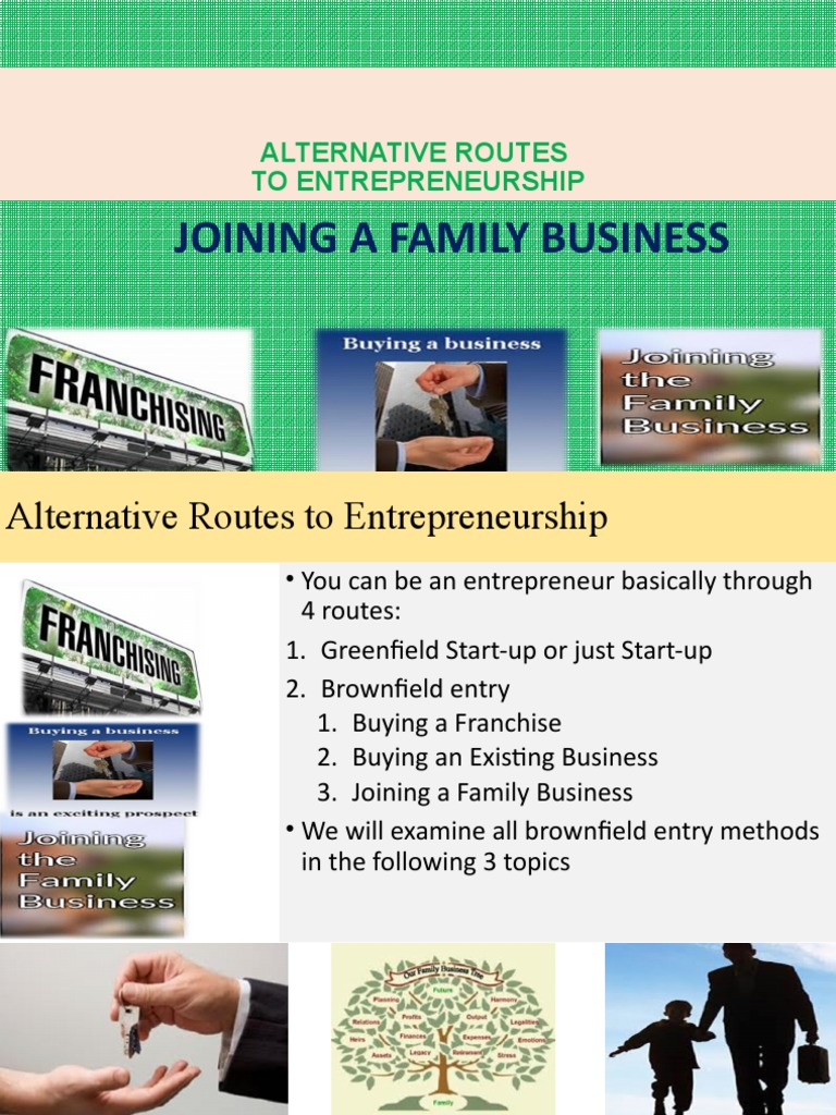 Joining A Family Business | PDF | Entrepreneurship | Family