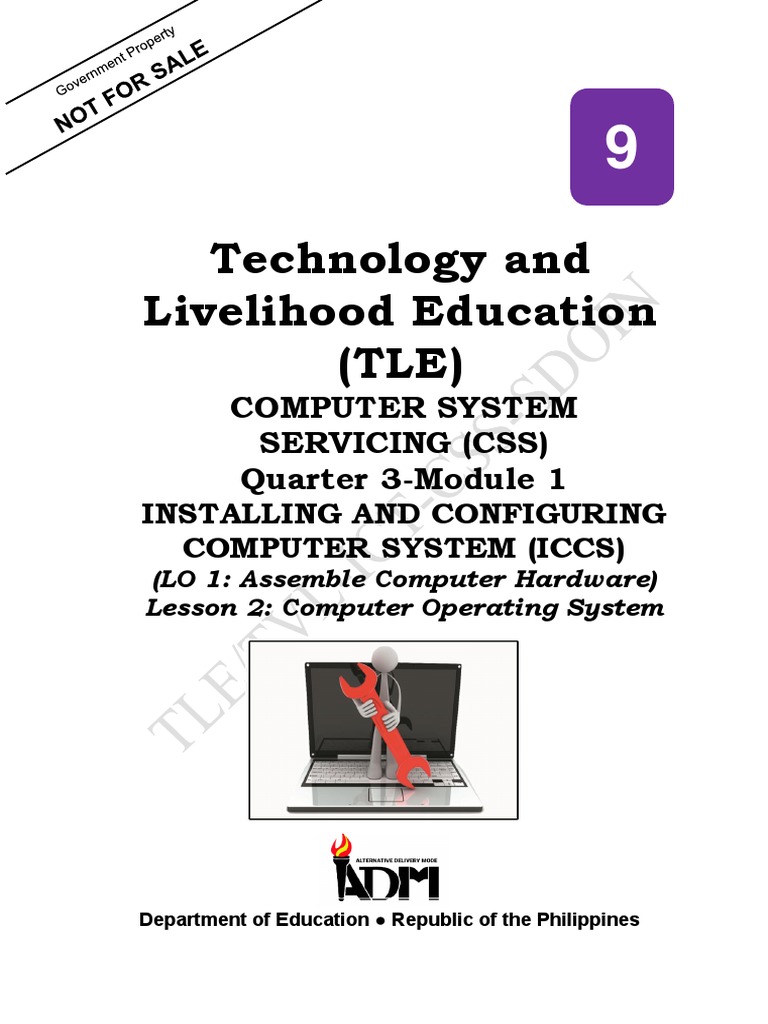 TLE CSS9 Q3 ICCS M1 W2 (Lesson 2) Adjusted ABValenzuelaJr | PDF | Operating System | File System