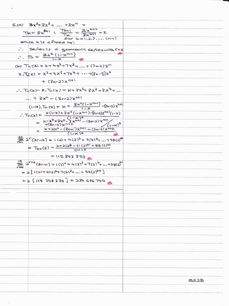 STPM Maths T Sem 1 Chapter 2 Past Year Answers 2 | PDF