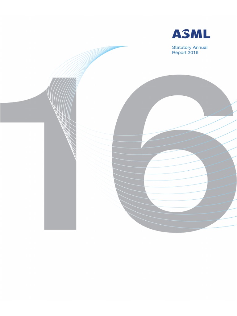 ASML Annual Report Statutory 2016 | PDF | Pension | Salary