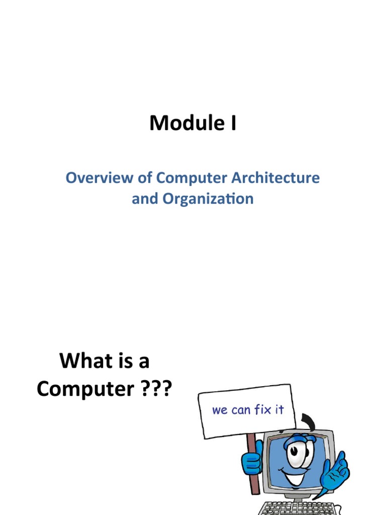 Overview of Computer Architecture and Organization | PDF | Central ...
