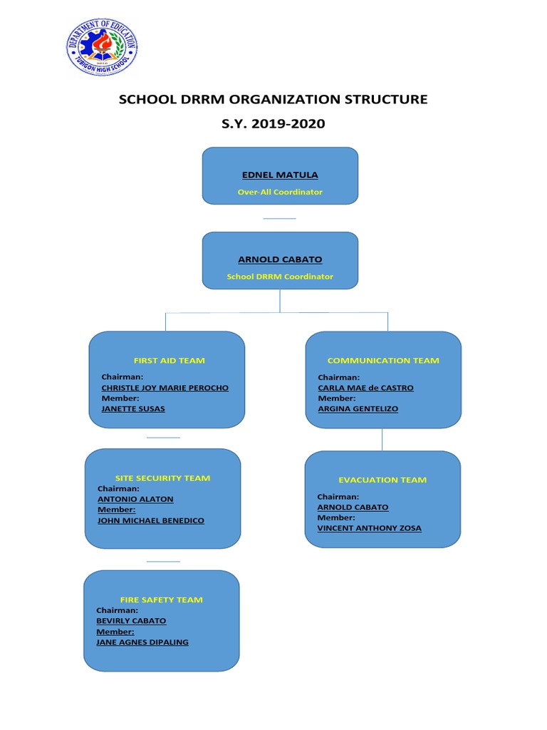 DRRM Org Structure | PDF