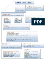PowerShell 7 Cheat Sheet | PDF | Computing | Computer Programming