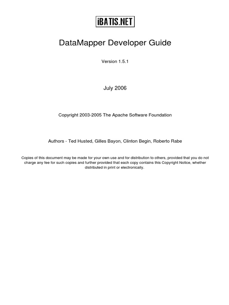 Data Mapper | PDF | Databases | Sql
