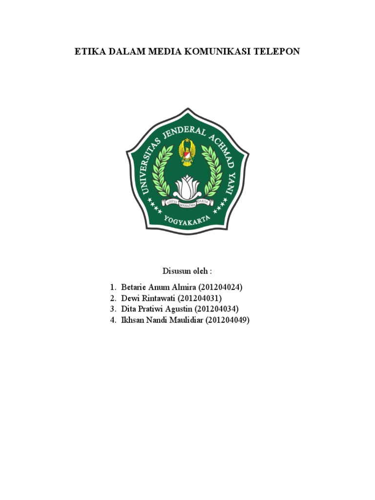 Etika Bertelepon yang Efektif | PDF | Karier & Perkembangan