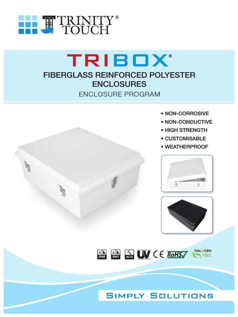 TRIBOX FRP Enclosures 2021 | PDF | Fiberglass | Fibre Reinforced Plastic