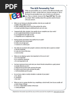 Free DOPE Bird Personality Test PDF | PDF | Birds | Citation