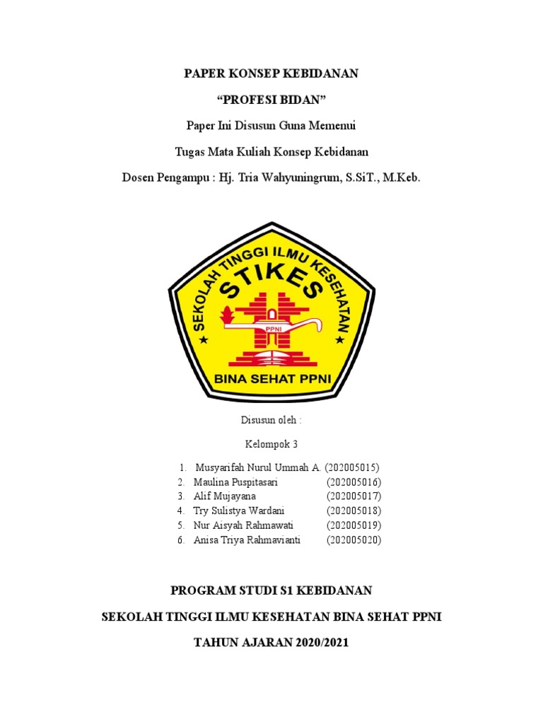 Kel.3 Paper Konsep Kebidanan | PDF