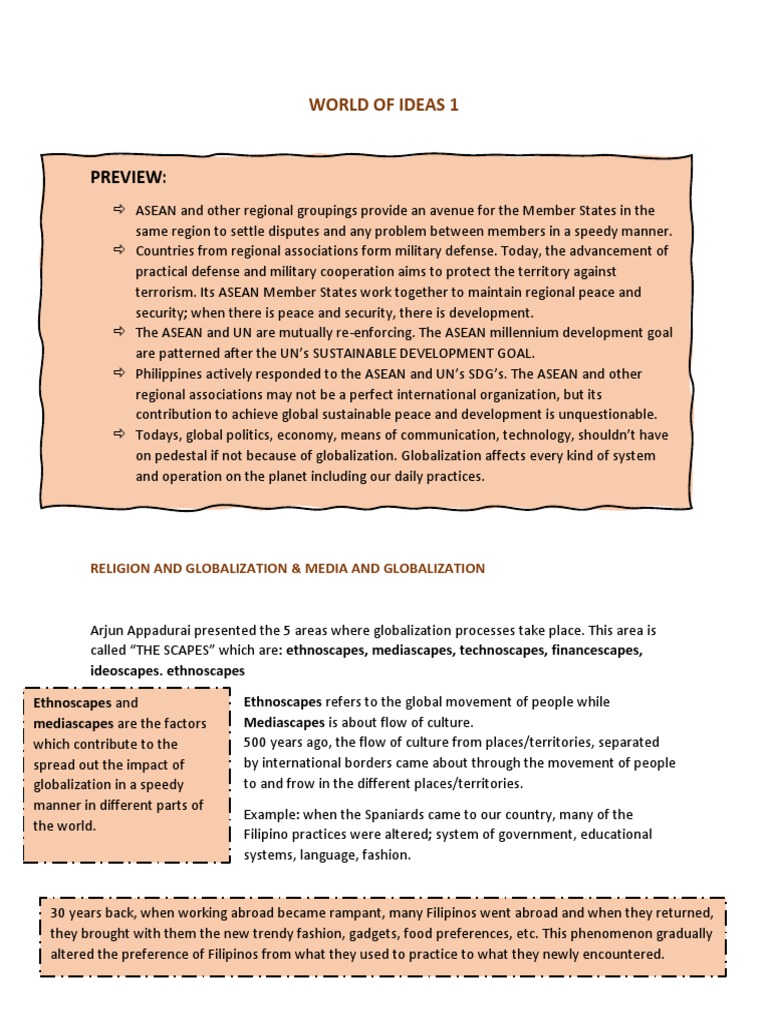 World of Ideas 1 | PDF | Mass Media | Globalization