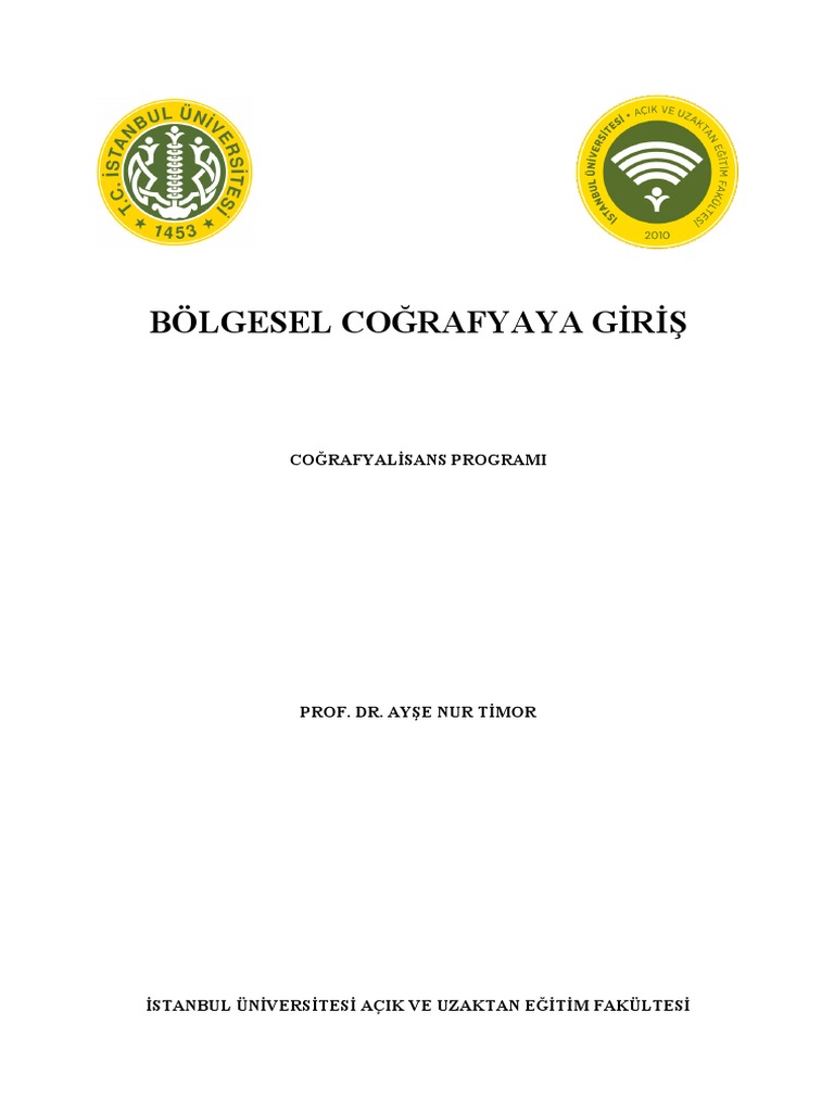 Bolgesel Cografya | PDF Bolgesel Cografya | PDF
