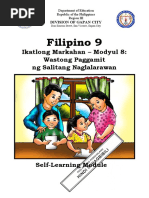 Filipino9 - q1 - Mod2 - Isang Libo - T Isang Gabi Nobela NG Saudi Arabia - v3 | PDF