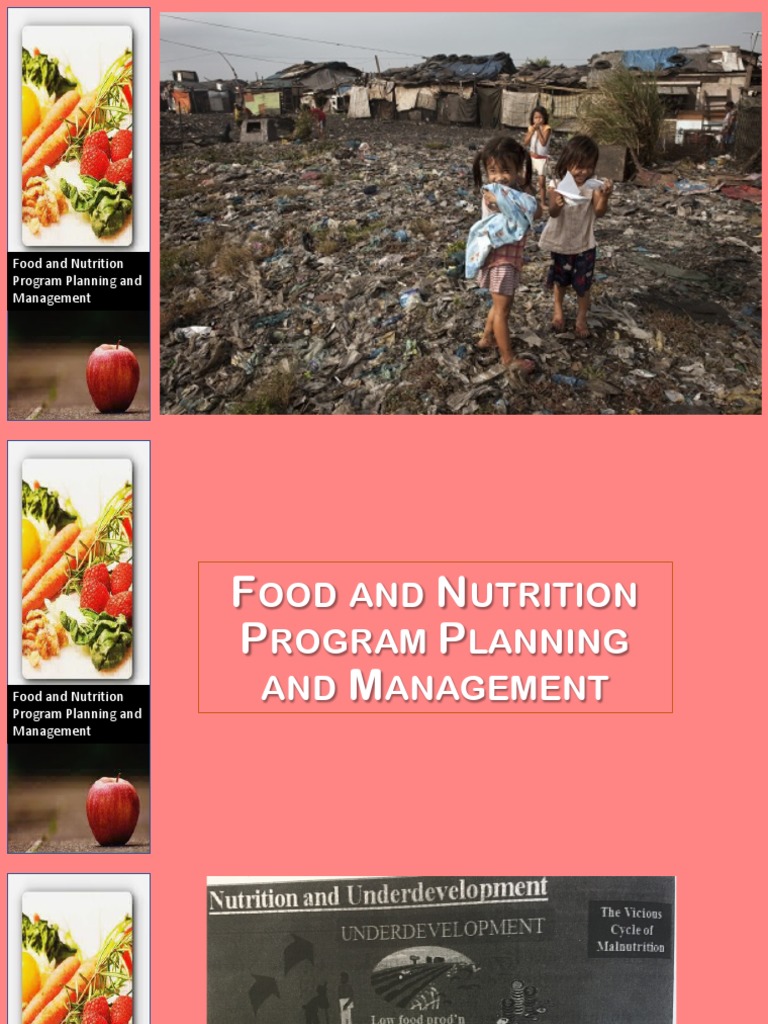 Plan & Manage Nutrition Programs | PDF | Evaluation | Millennium ...