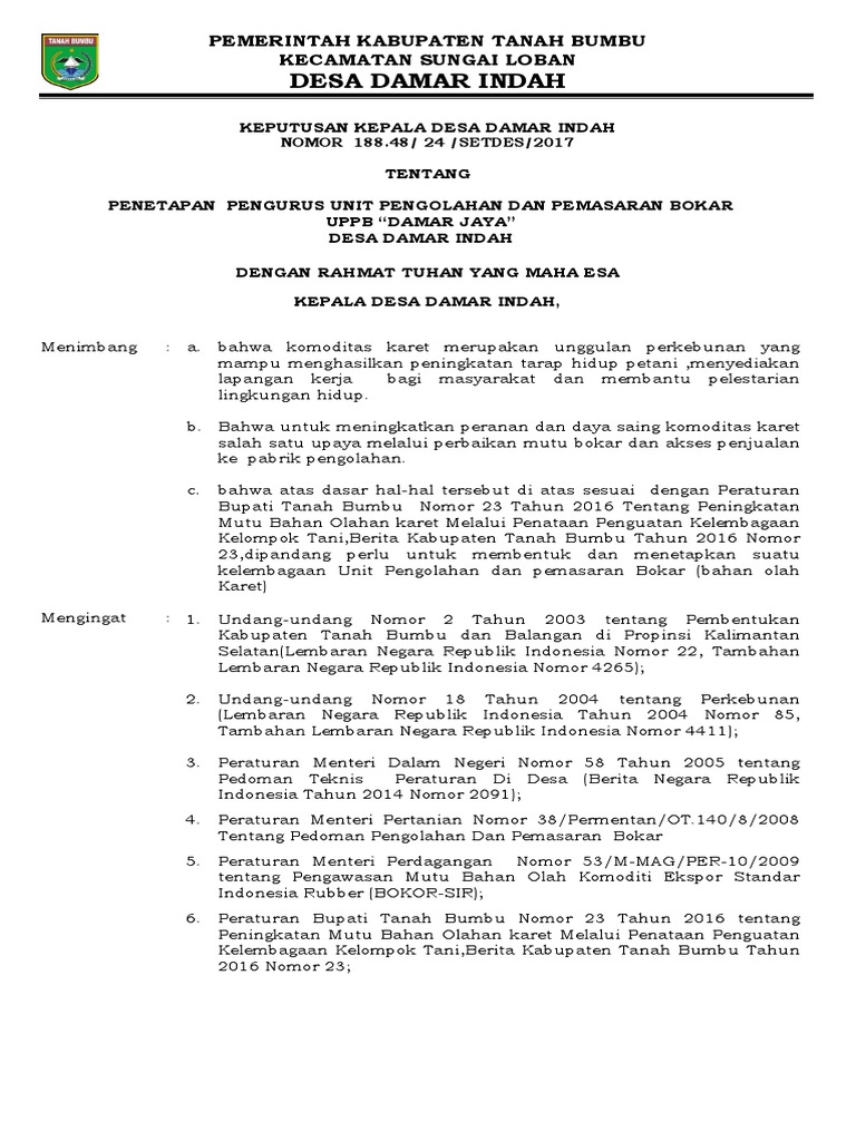 SK Uppb Damar Jaya | PDF