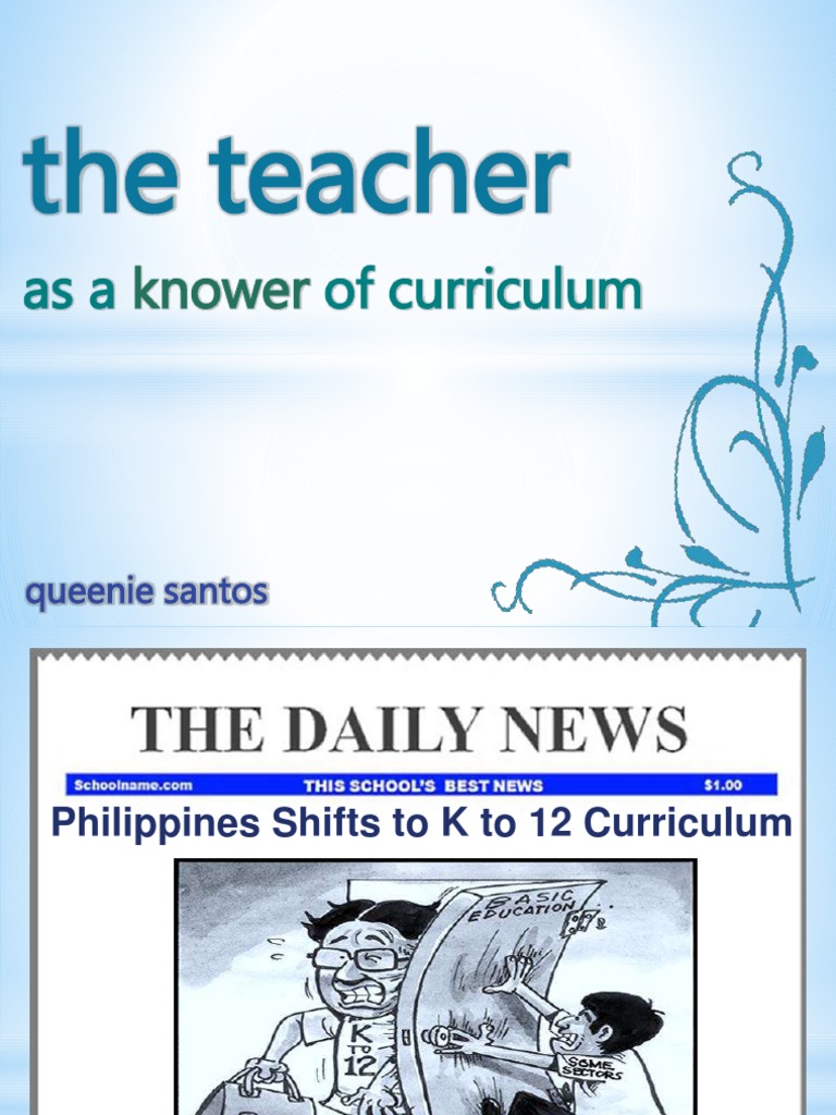 The Teacher: Knower | PDF | Curriculum | Learning
