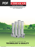 sudhakar PVC-Pipes-Fittings-Price-List | PDF | Pipe (Fluid Conveyance ...