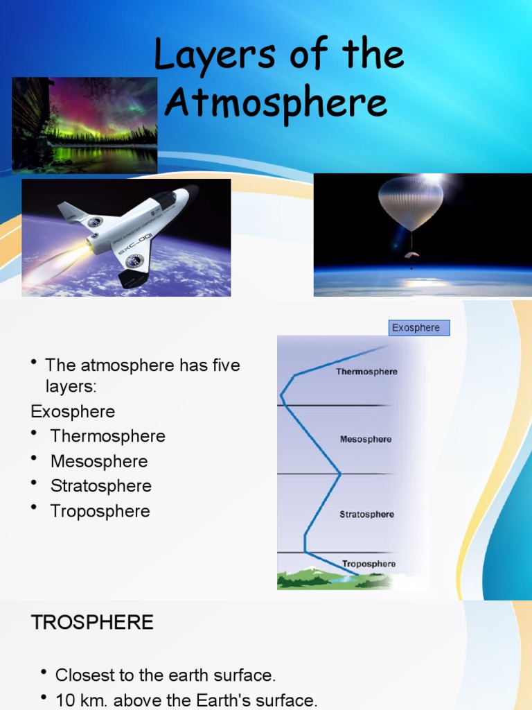 Layers of The Atmosphere | PDF | Atmosphere Of Earth | Atmosphere