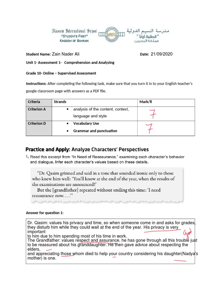 Google Classroom Page With Answers As A PDF | PDF