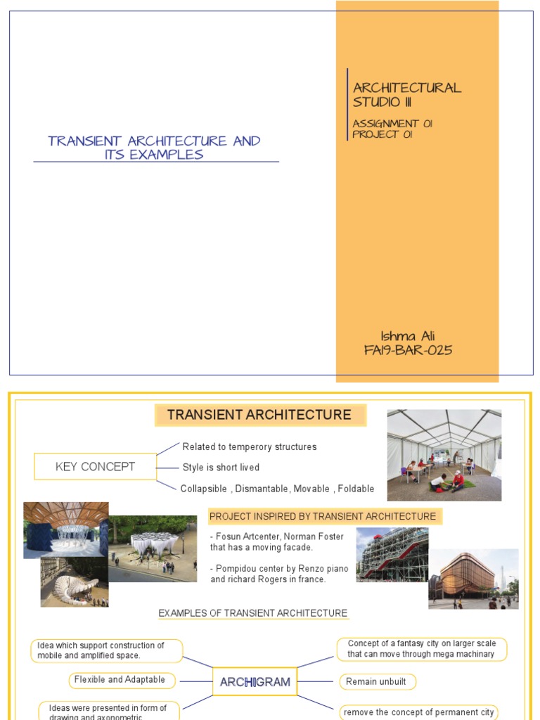 Transient Architecture: Key Concepts & Examples | PDF | Design