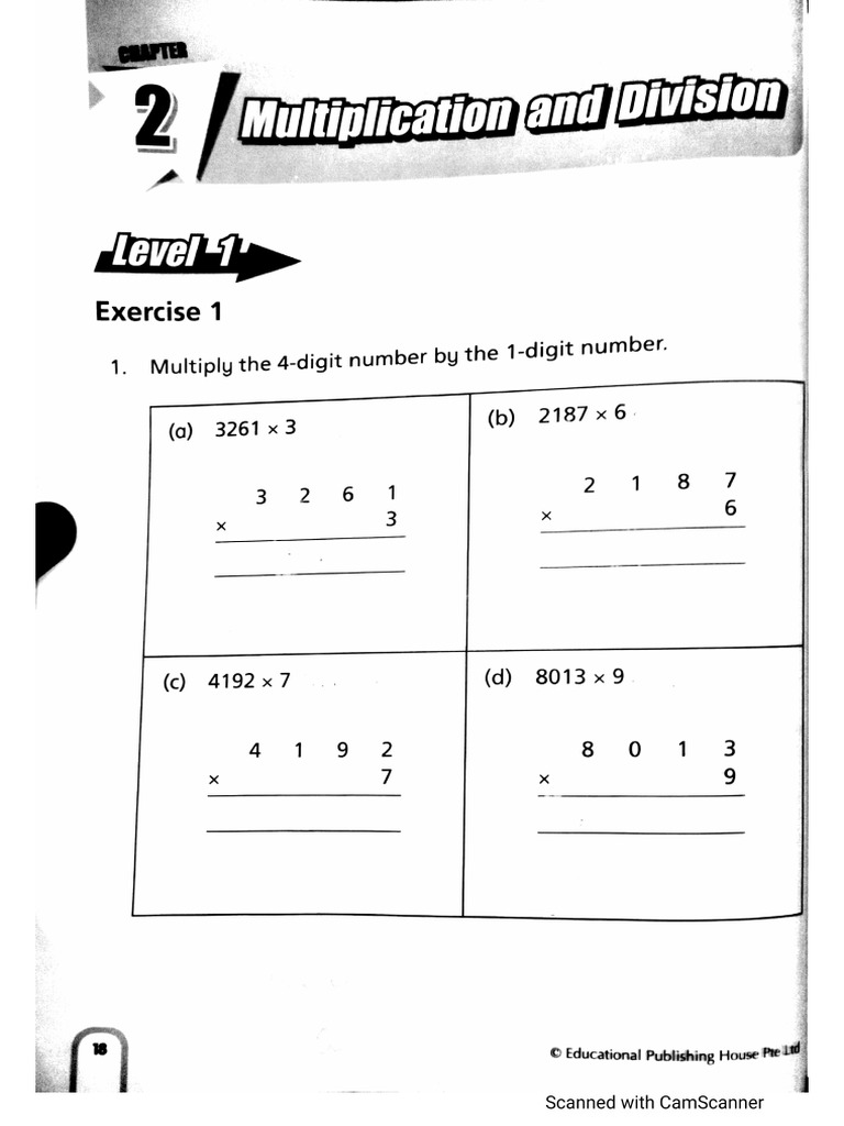 P4 Multiplication and Division IntensiveBook | PDF