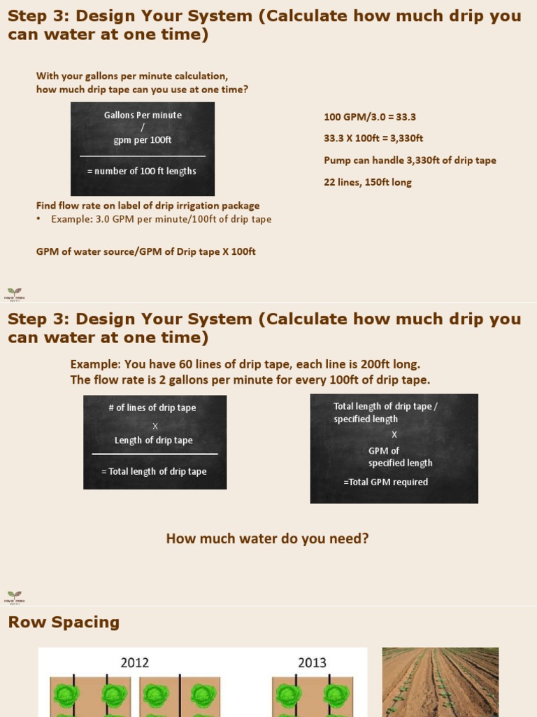 Gallons Per Minute / GPM Per 100ft | PDF | Environment | Irrigation