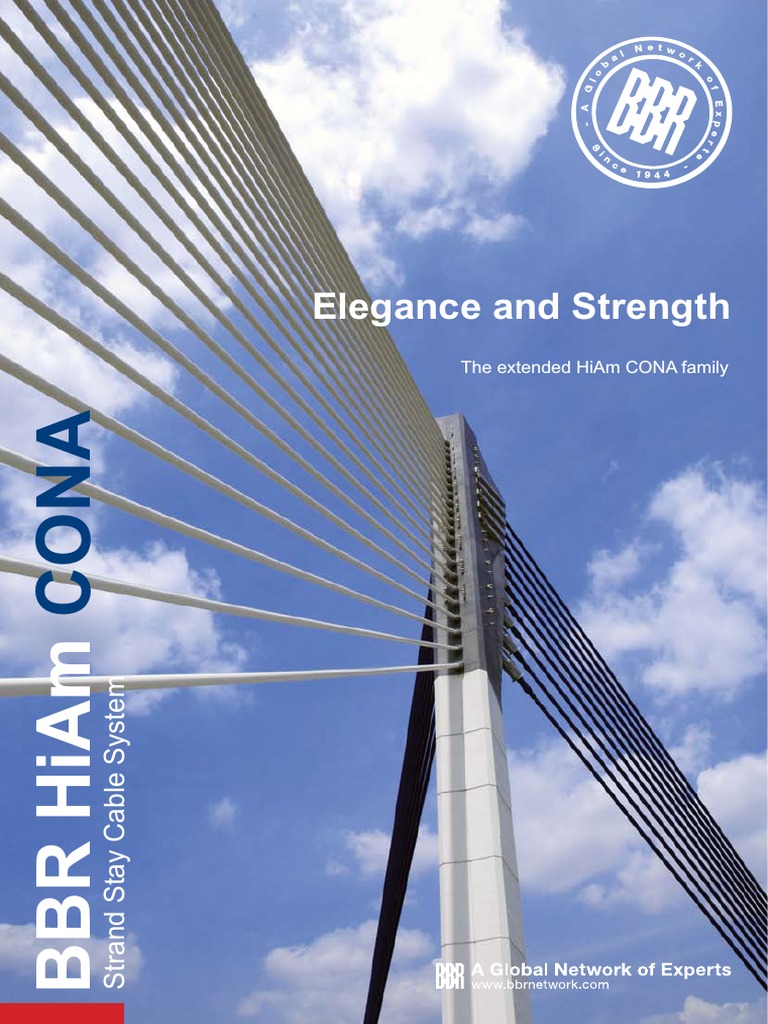 Strand Cable Stay System | PDF | Prestressed Concrete | Fatigue (Material)