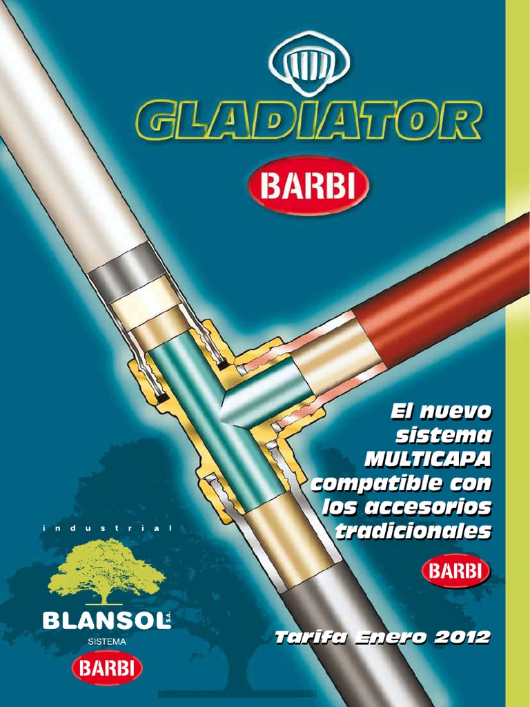 BARBI Gladiator Tarifa - 2012 | PDF | Sustancias químicas | Herramientas