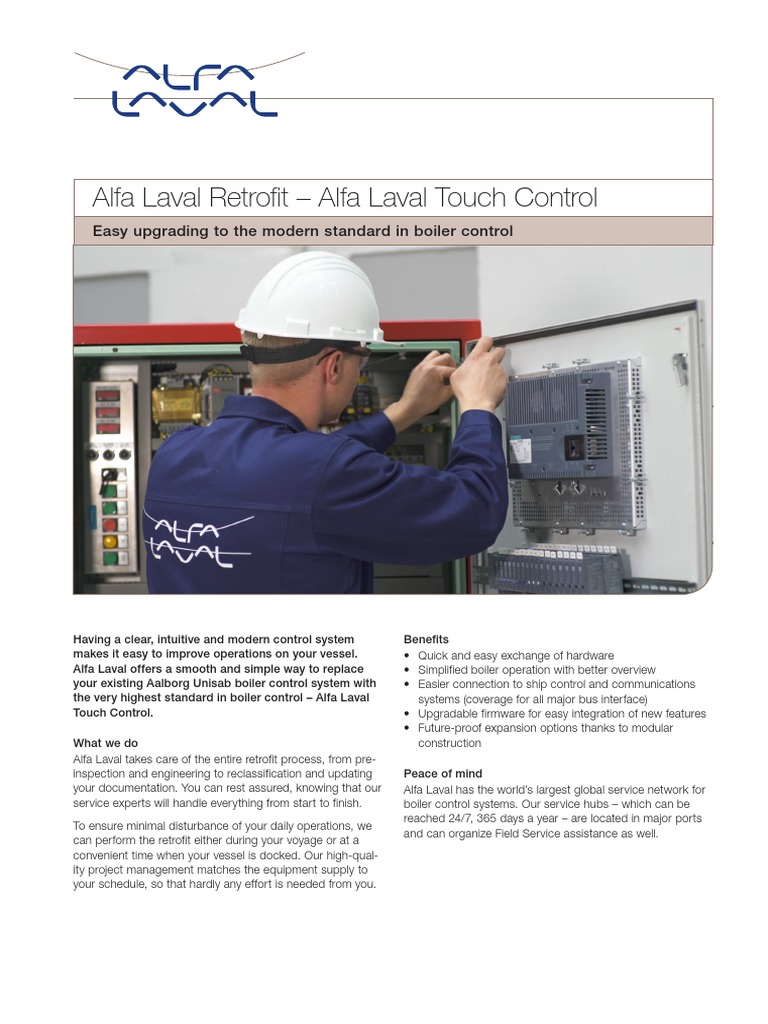 Alfa Laval Touch Control Retrofit | PDF | Computing | Computer Engineering