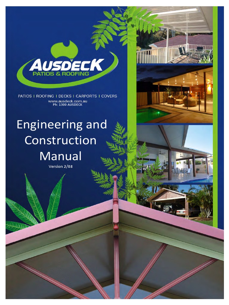 Ausdeck V Line Engineering March 2015 | PDF | Slope | Screw