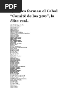 Committee of 300 | PDF