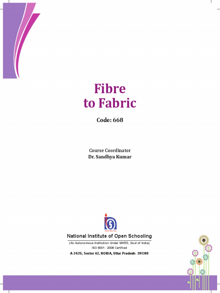 Fibre To Fabric Eng | PDF | Fibers | Textiles