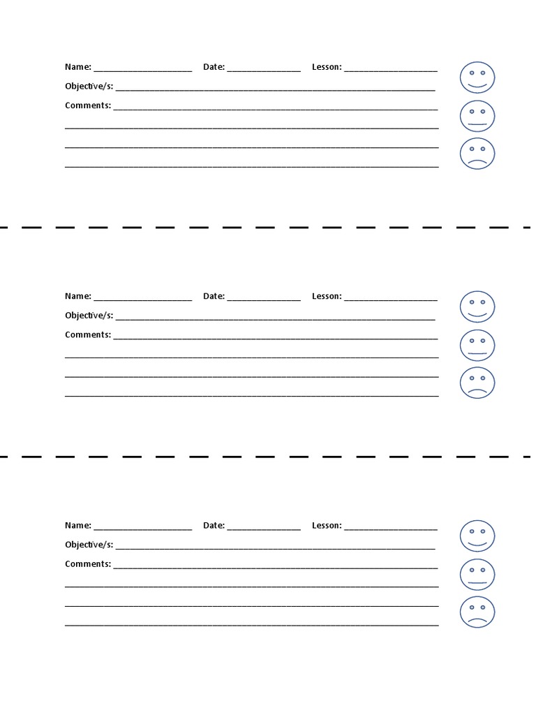 Anecdotal Notes Template | PDF
