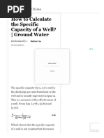 Open Drains and Channels Design | PDF | Home & Garden | Science ...