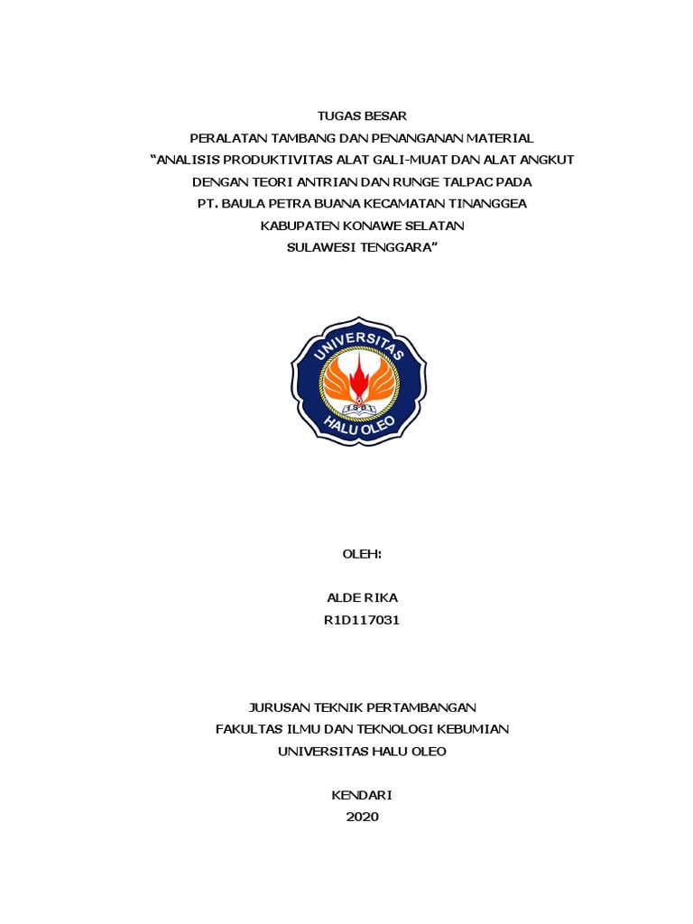 Analisis Produktivitas Alat Gali-Muat | PDF | Teknologi & Rekayasa