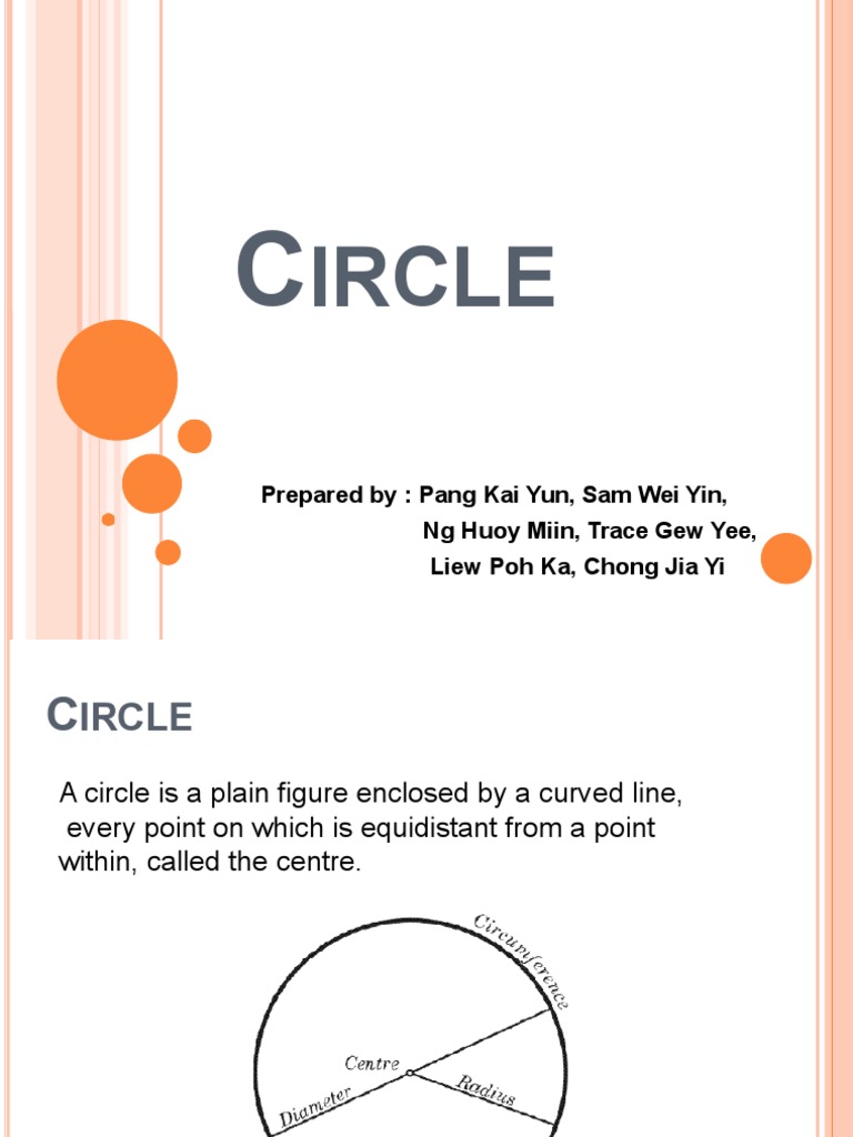 Maths Project on Circle Concepts | PDF | Circle | Geometry