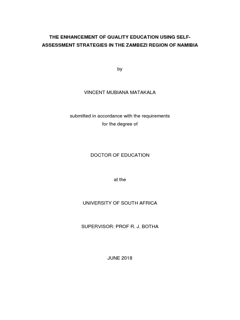 Thesis Sample | PDF | Literacy | Quantitative Research