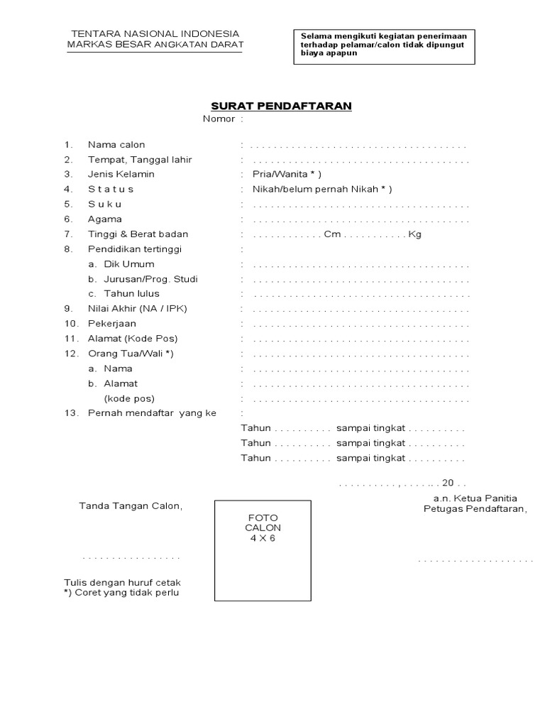Blangko Bintara PK | PDF Blangko Bintara PK | PDF