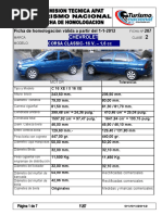 Dimensiones y Especificaciones del Corsa | PDF | Sedán (Automóvil ...