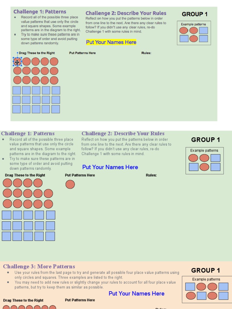 CSP U1L3 Digital Shapes Group | PDF