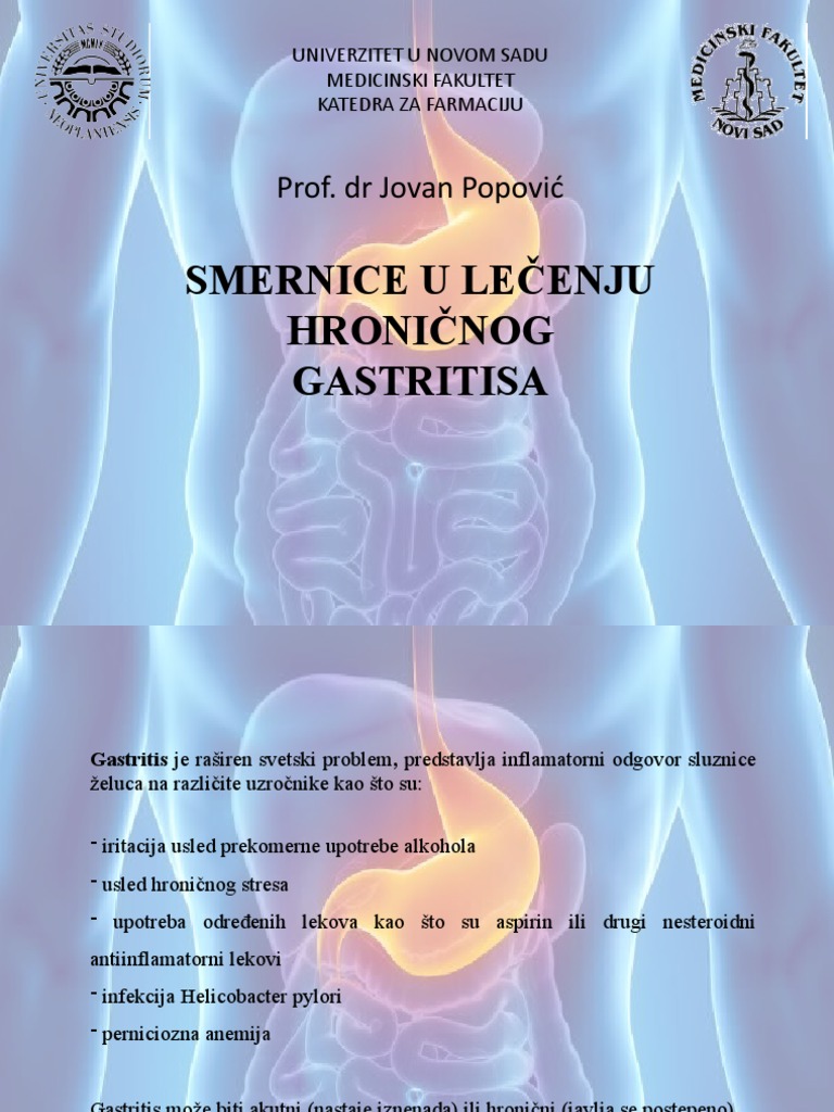 10 - Smernice U Lecenju Hronicnog Gastritisa | PDF