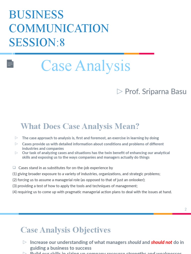 Case Analysis - PACADI | PDF | Analysis | Critical Thinking