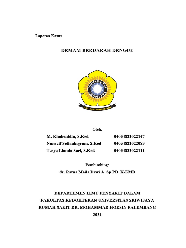 Laporan Kasus DBD | PDF