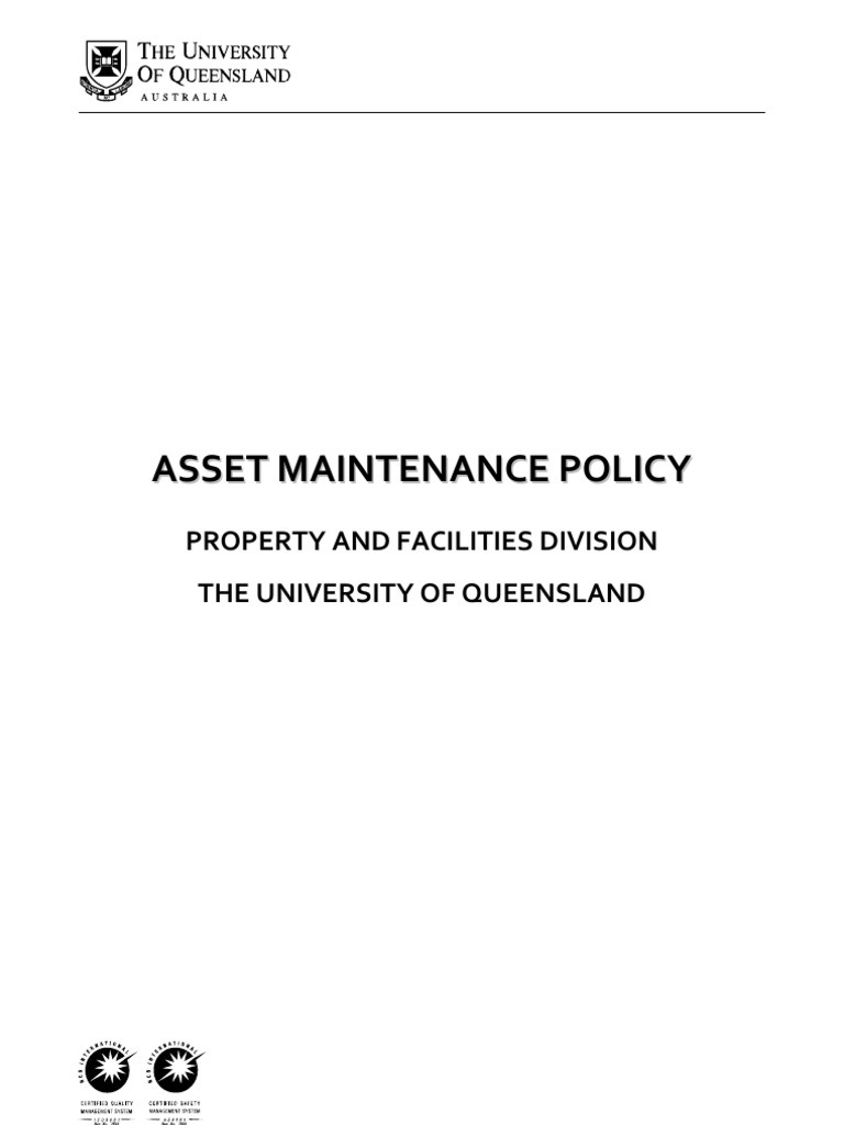 Maintenance Policy | PDF
