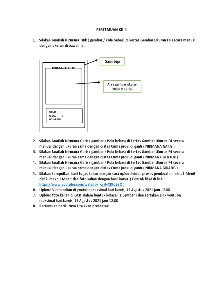 PERTEMUAN KE 4 (Format Laporan NIrmana | PDF
