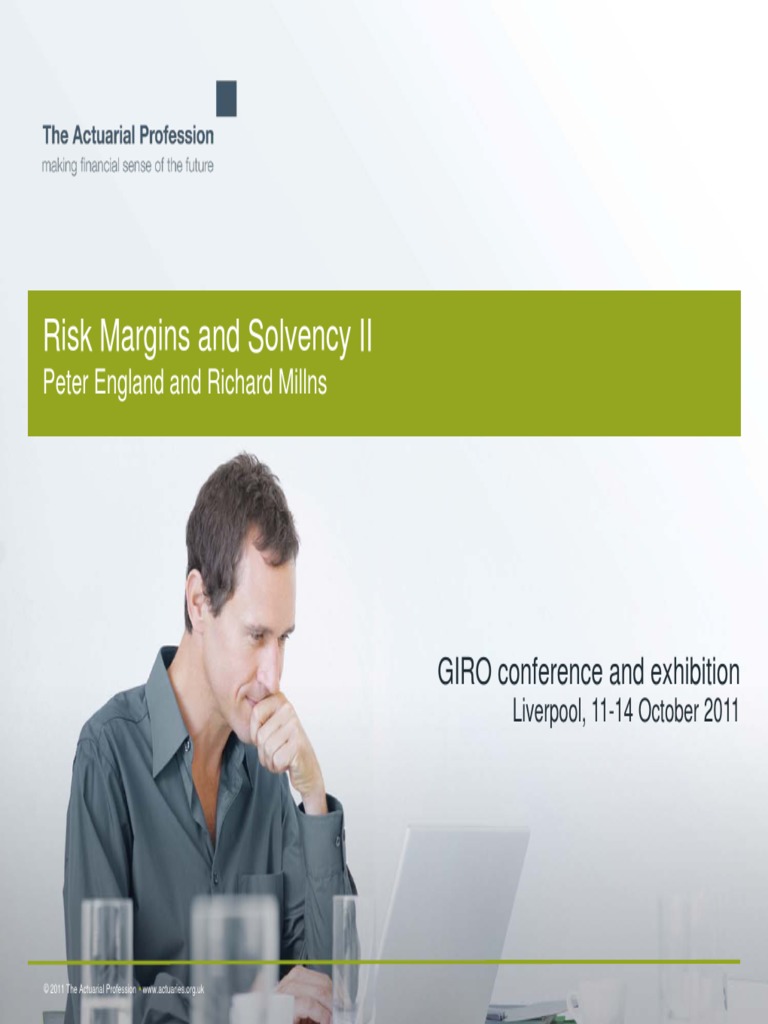 Risk Margins and Solvency II: Peter England and Richard Millns | PDF ...
