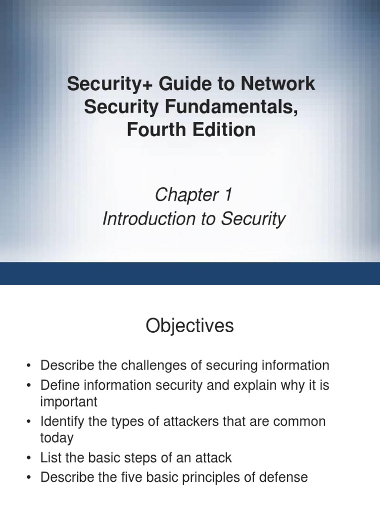 Security+ Guide To Network Security Fundamentals, Fourth Edition | PDF ...