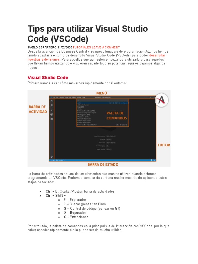 Claves de Visual Estudio CODE | PDF | Script Java | Archivo de computadora